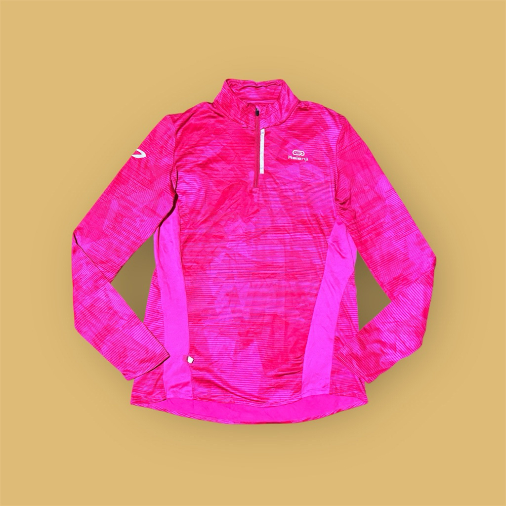 Decathlon Kalenji Run pink women's jacket S | Shopee Philippines