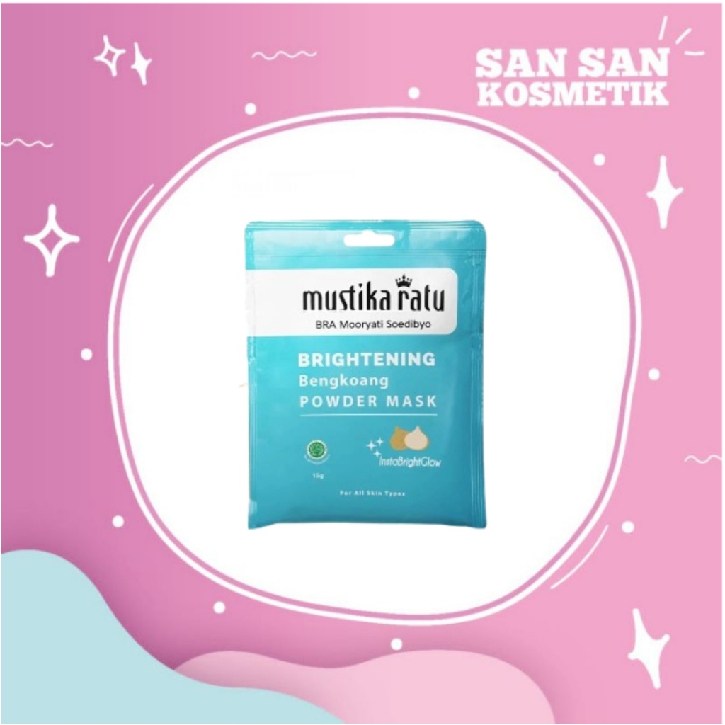 Mustika Ratu Brightening Bengkoang Powder Mask 15 g | Shopee Philippines