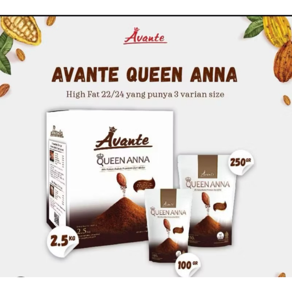 Avante Queen Anna Cocoa Powder 2.5kg | Shopee Philippines
