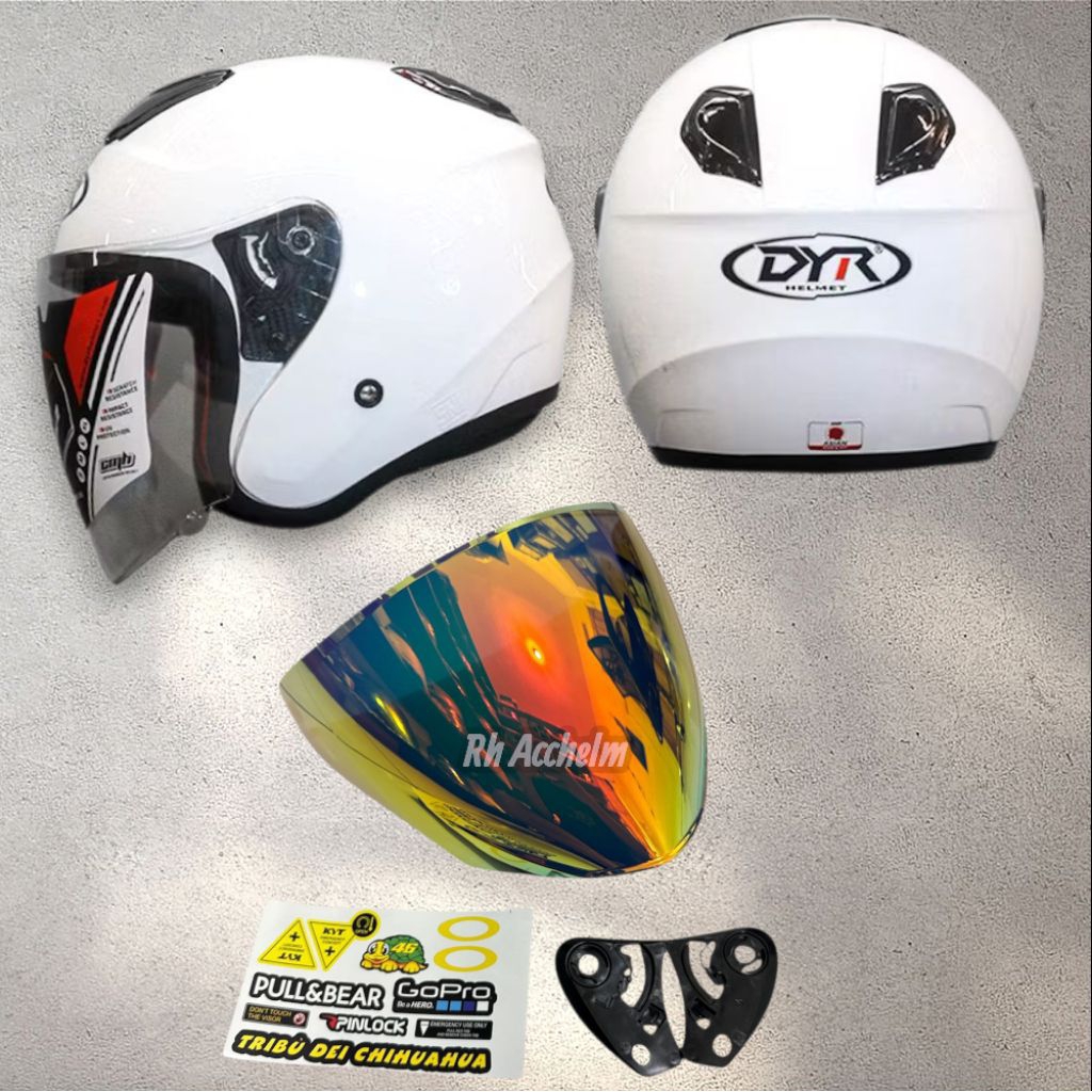 IRIDIUM VISOR HELMET DYR OSAKA R SIX EAGLE KYT KYOTO ACH SONI | Shopee ...