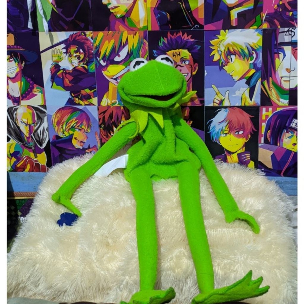 The Muppet Kermit The Frog Hand Puppet Applause Classic Vintage 1996 ...