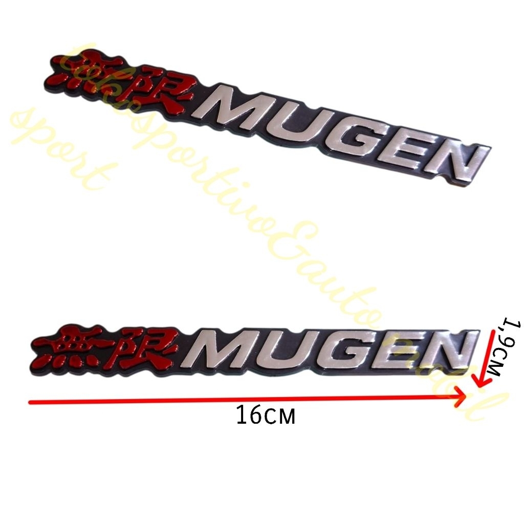 Emblem Logo sticker Symbol Letter Honda Mugen Mugen | Shopee Philippines