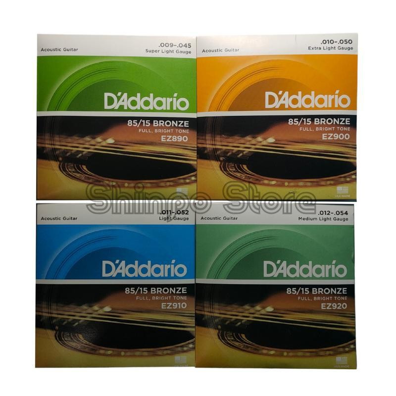 Daddario String EZ890 EZ900 EZ910 EZ920 Acoustic Guitar Strings ...