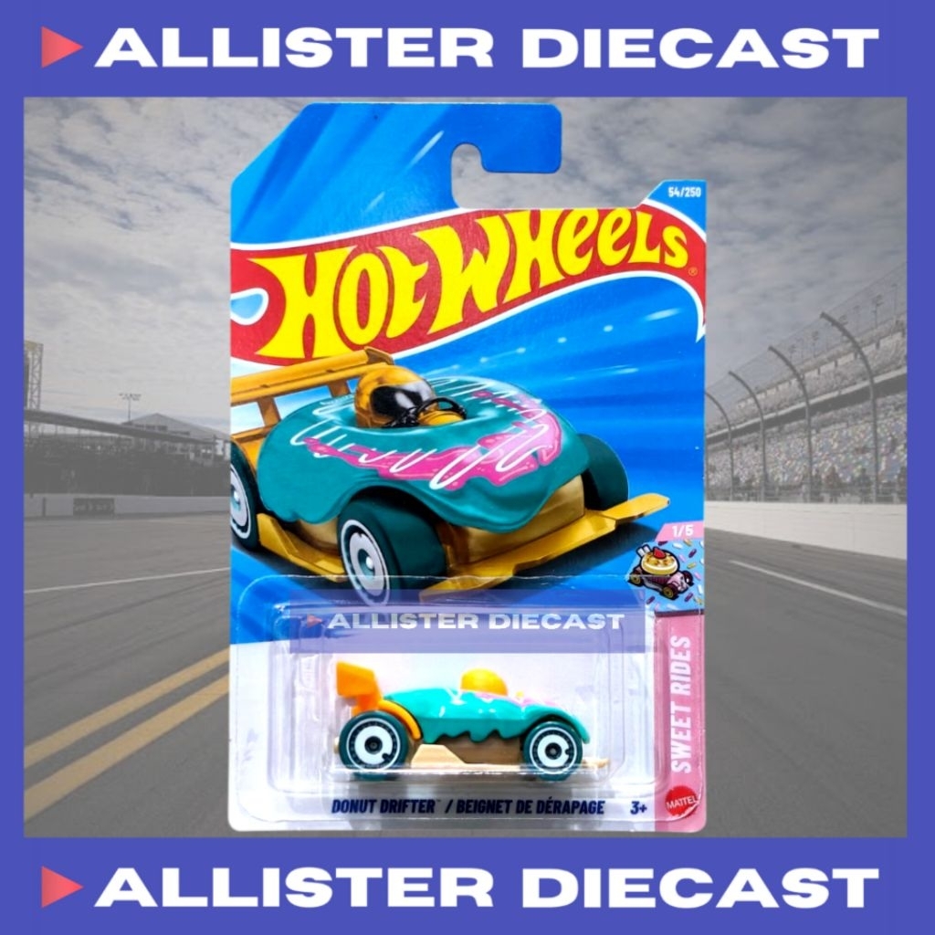 HOTWHEELS HW Hot Wheels Donut Drifter Hot Wheels Donut Drifter Bluebiru ...