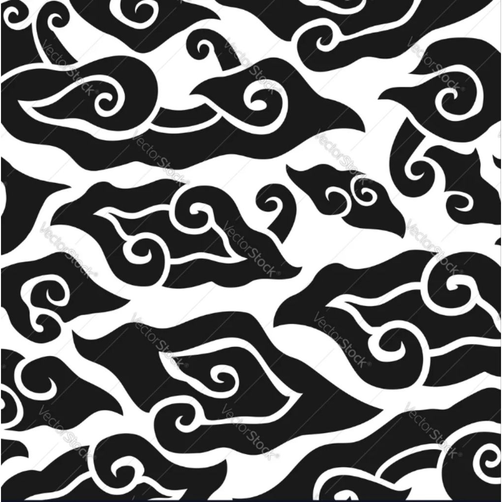 Mega Mendung Batik Sticker | Shopee Philippines