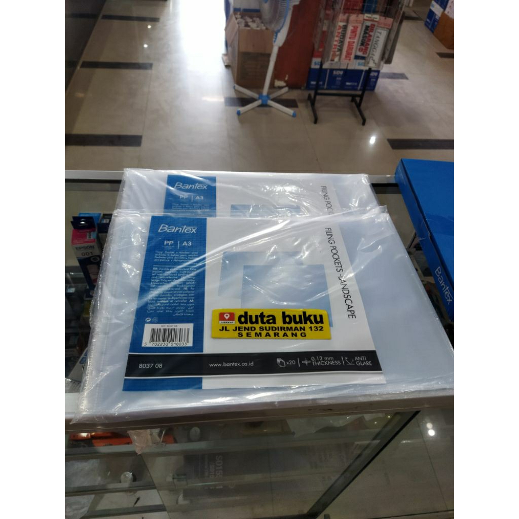 Sheet Protector Bantex A3 Landscape PP Pocket Oblong Plastic/ (10 ...