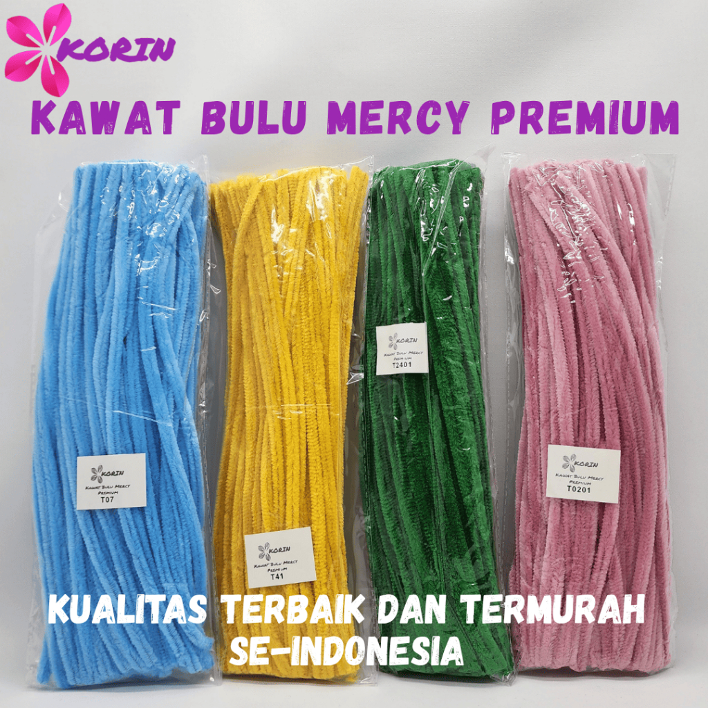 MERCY PREMIUM FEATHER WIRE 8MM-30CM CONTENTS 100PCS 100PCS PIPE CLEANER ...