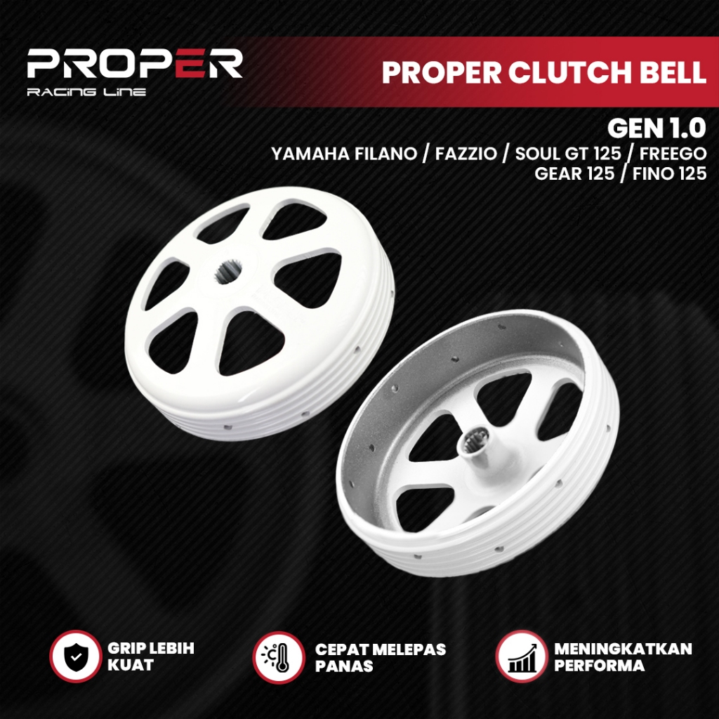 Double Bowl Fazzio Clutch Bell/ Grand Filano Proper Racing Line ...