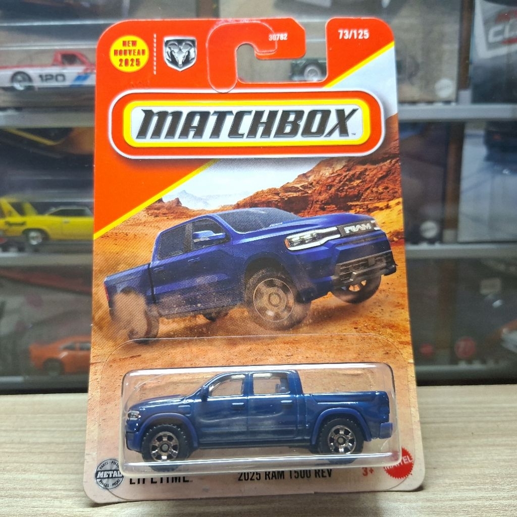 Matchbox 2025 Ram 1500 REV Blue - 93BF - Matchbox Original - Children's ...