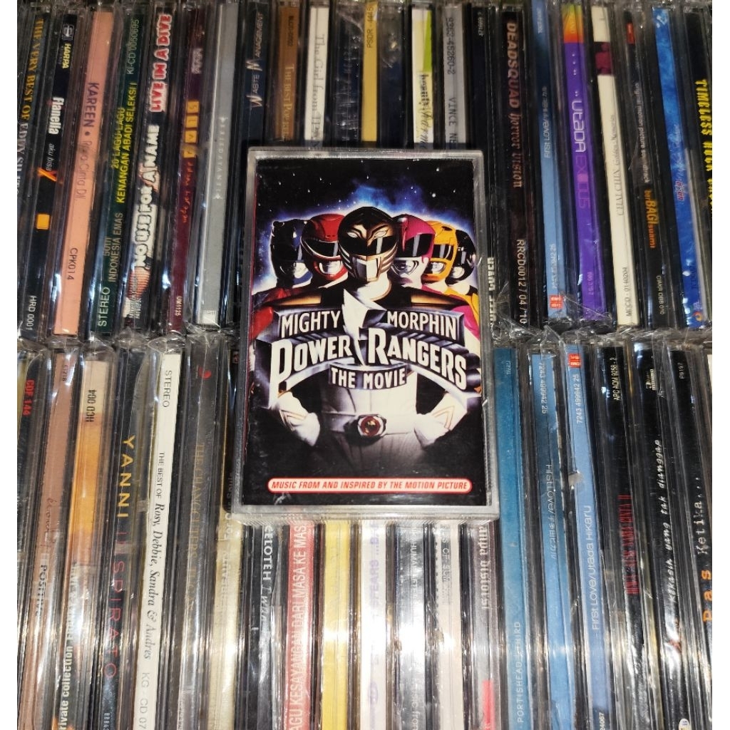 Mighty Morphin Power Rangers Soundtrack Cassette - The Movie | Shopee ...