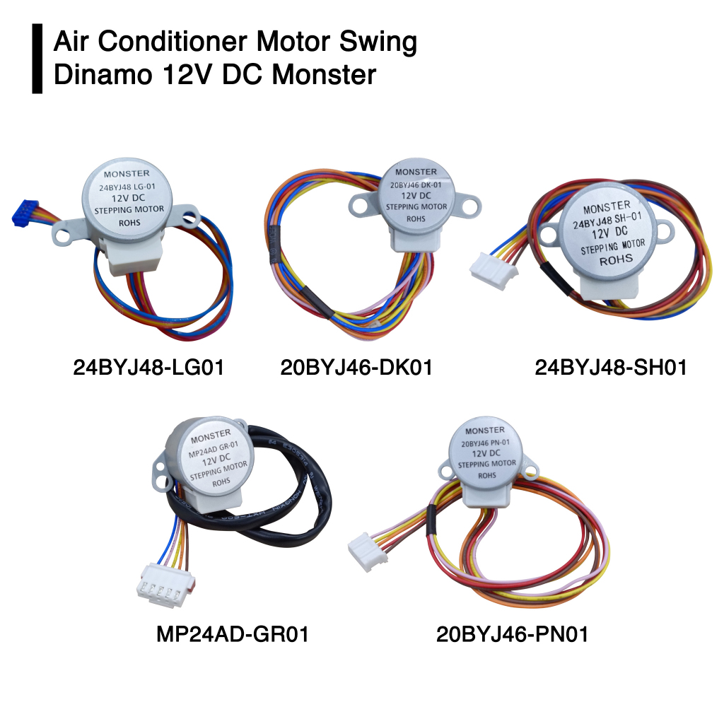 Original LG SHARP DAIKIN PANASONIC GREE 12V DC Dynamo Swing Motor ...