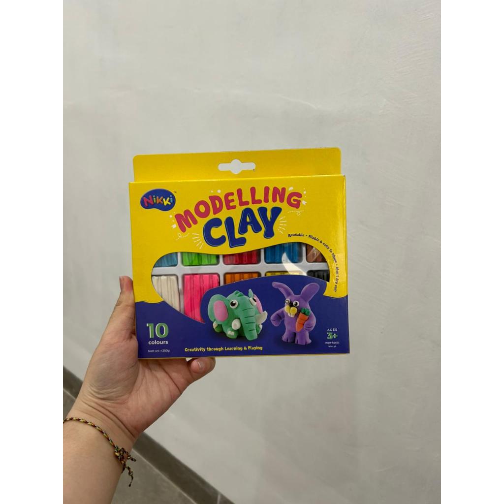 [CJR] NIKKI MODELING CLAY 10 COLORS | Shopee Philippines
