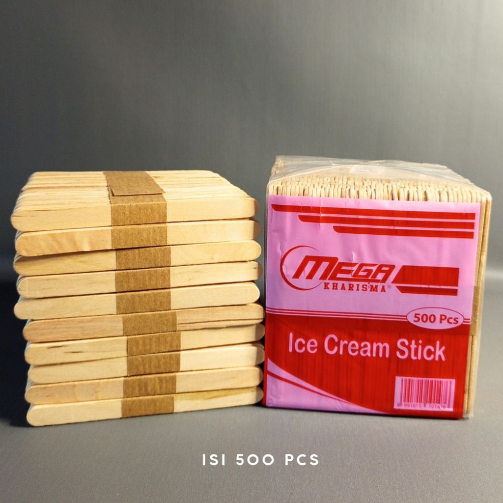 Ice Cream Sticks Wooden Ice Cream Sticks, 500 Pcs | Shopee Philippines