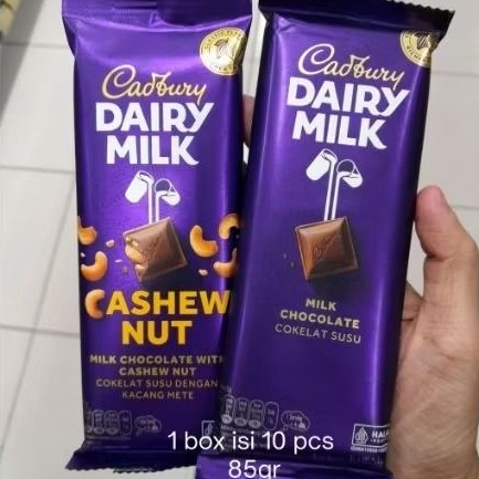Cadbury Dairy Milk CHOCOLATE (10 pcs x 85g / box) CASHEW NUT MILK ...