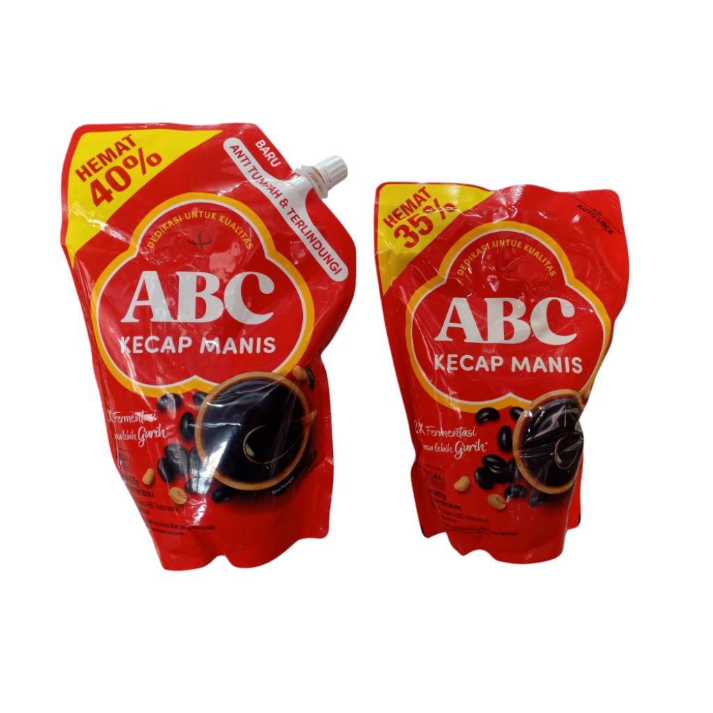ABC Sweet Soy Sauce 2x Fermented Flavor More Savory 685gr & 825g Refill ...