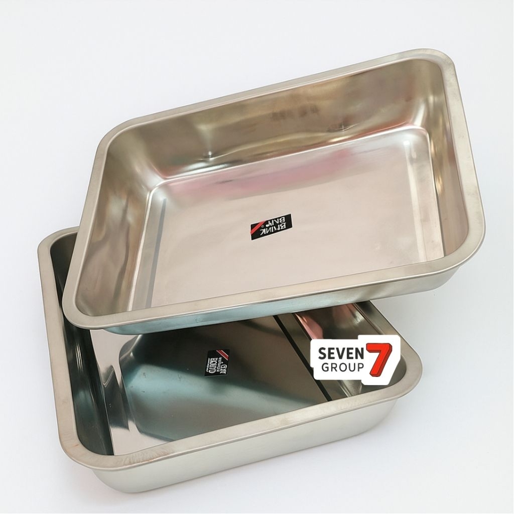 Square Stainless Steel Pan - 555 Product | Shopee Philippines