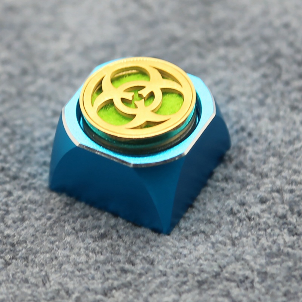 SPINNING KEYCAP | MECHANICAL KEYBOARD | RADIOACTIVE (GREEN) | Shopee ...