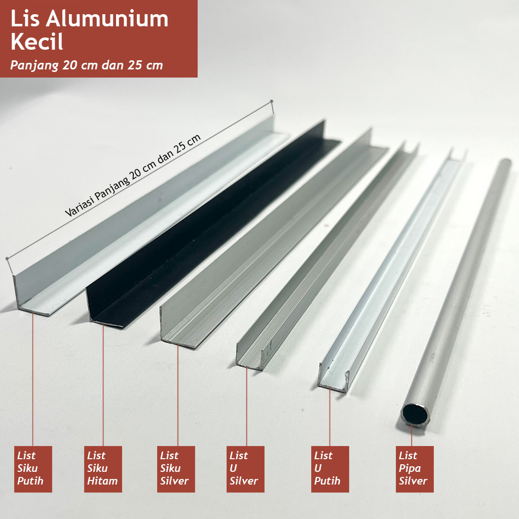 SIKU Small Aluminum List Aluminum u Strip/ Aluminum Angle Trim/ 20 cm ...