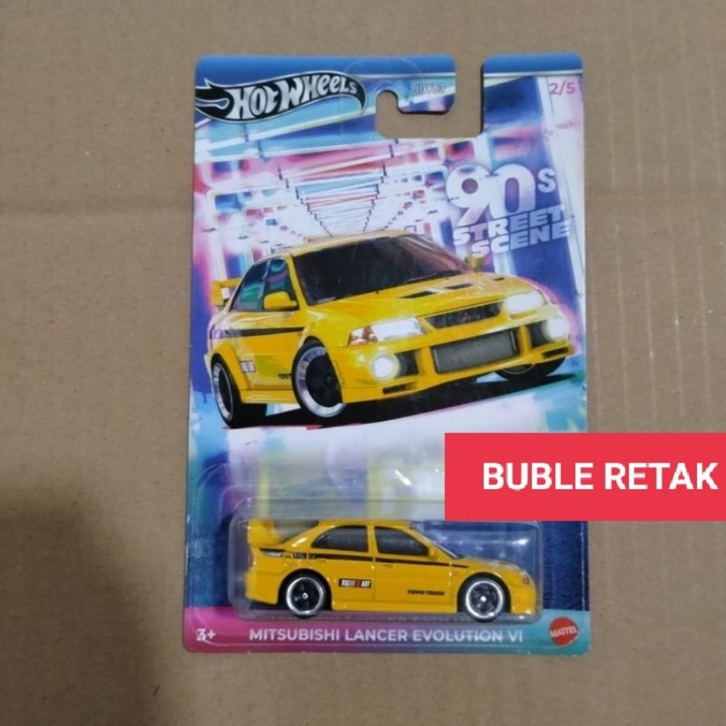 Hot Wheels Mitsubishi Lancer Evolution VI street scanner | Shopee ...