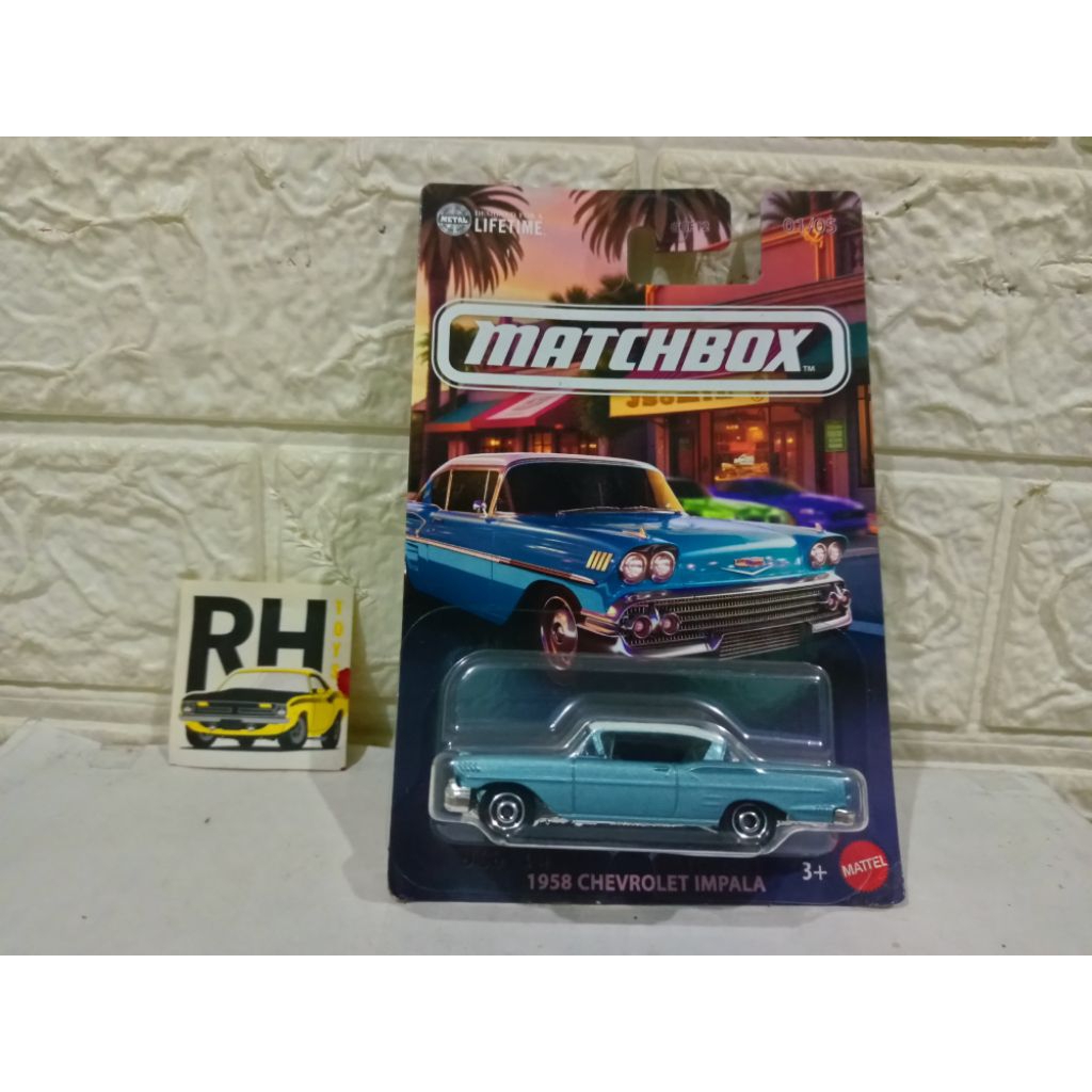 Matchbox 1958 Chevrolet impala diecast vintage | Shopee Philippines