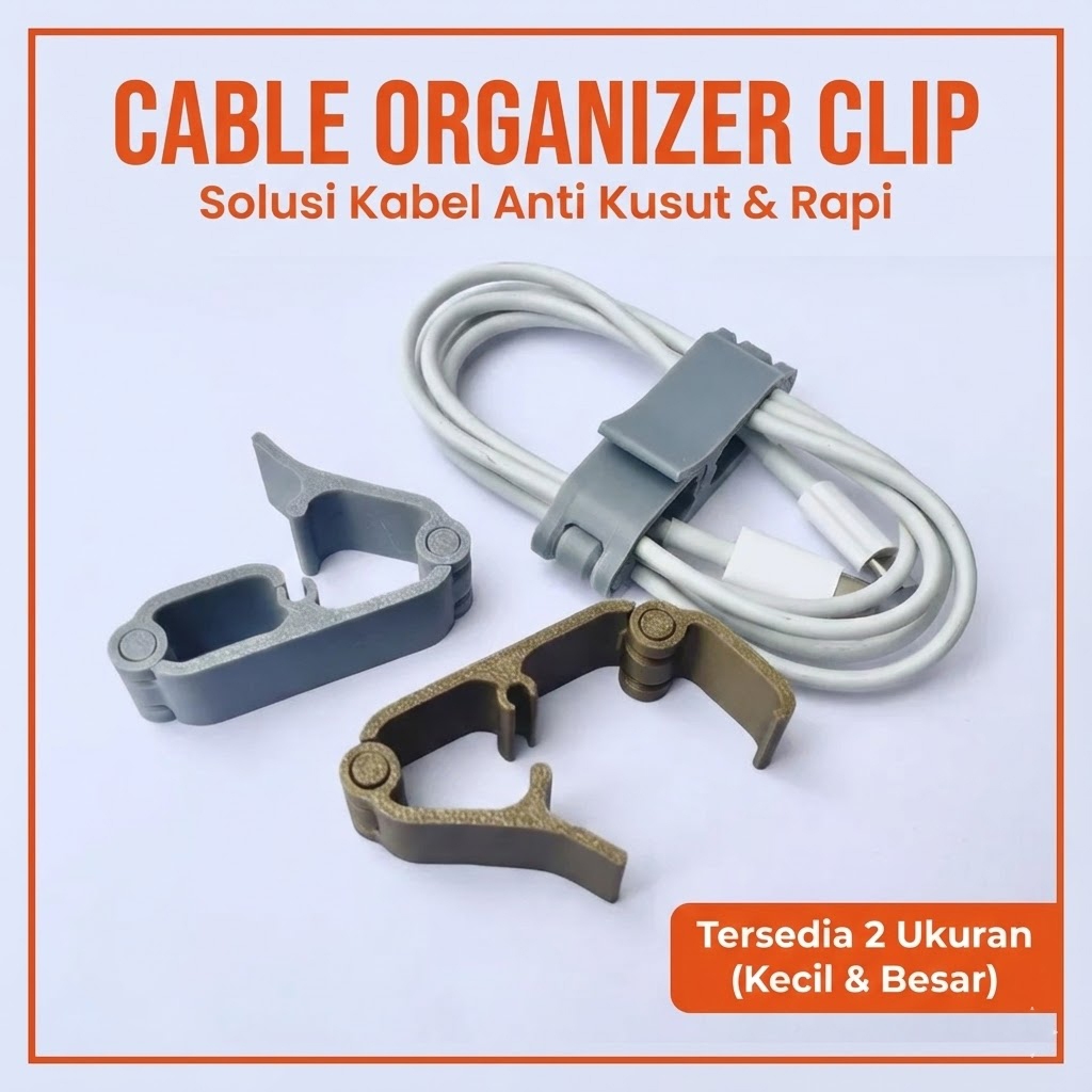 KTMSTORE Cable Organizer Clip USB Charger Cable Clamp Laptop TV Anti ...