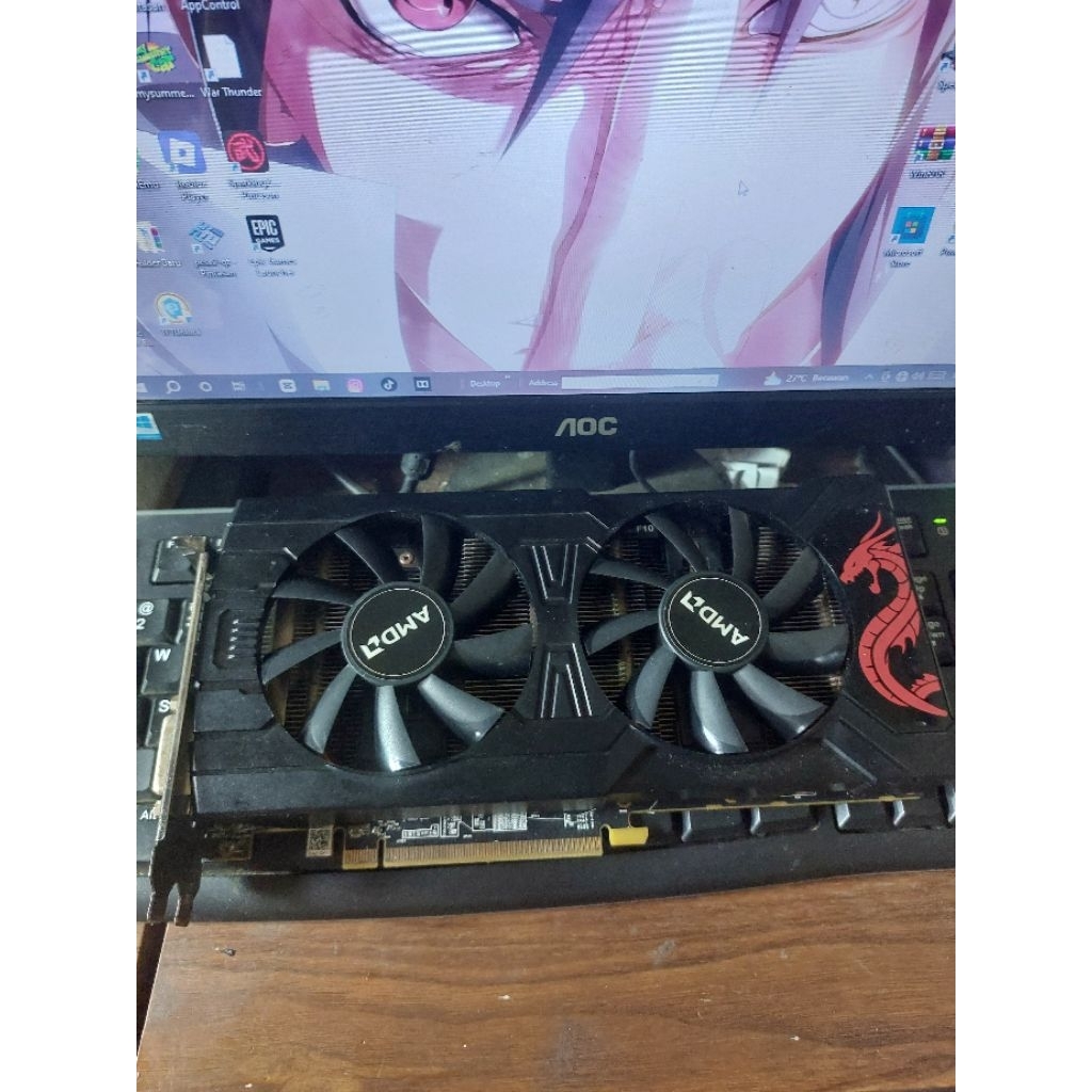 VGA Card RX 570 4GB GDDR5 POWER COLOR | Shopee Philippines