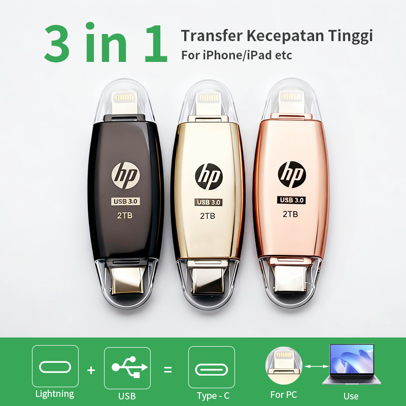 2TB Memory Stick 256GB, 3 in 1 Photo Stick for iphone, 1TB 32GB 64GB ...