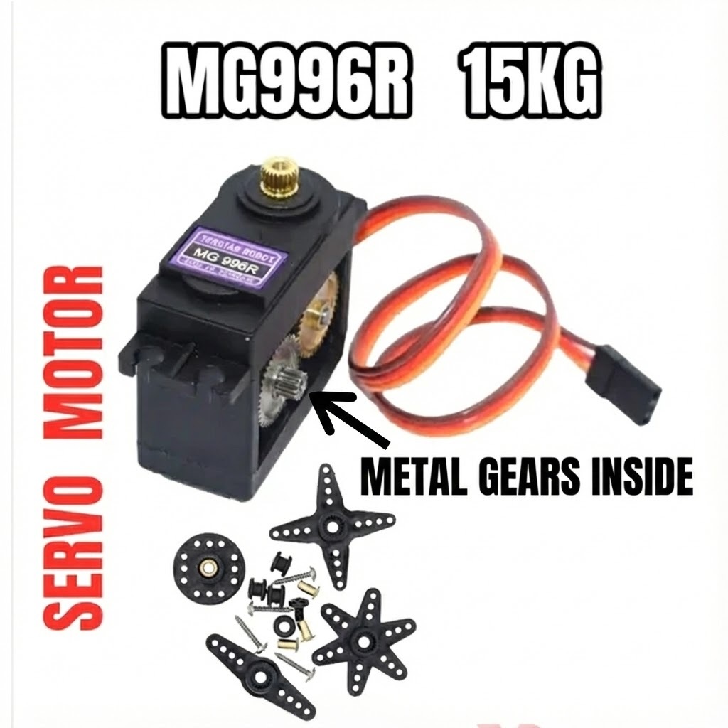 MG996R TOWERPRO MG996 15Kg METAL GEAR High Torque UP Digital High Speed ...
