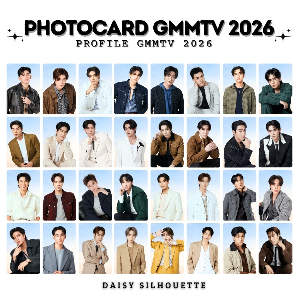 GMMTV 2026 PHOTOCARD || UNOFFICIAL GMMTV PHOTOCARD || GMMTV ACTOR ...