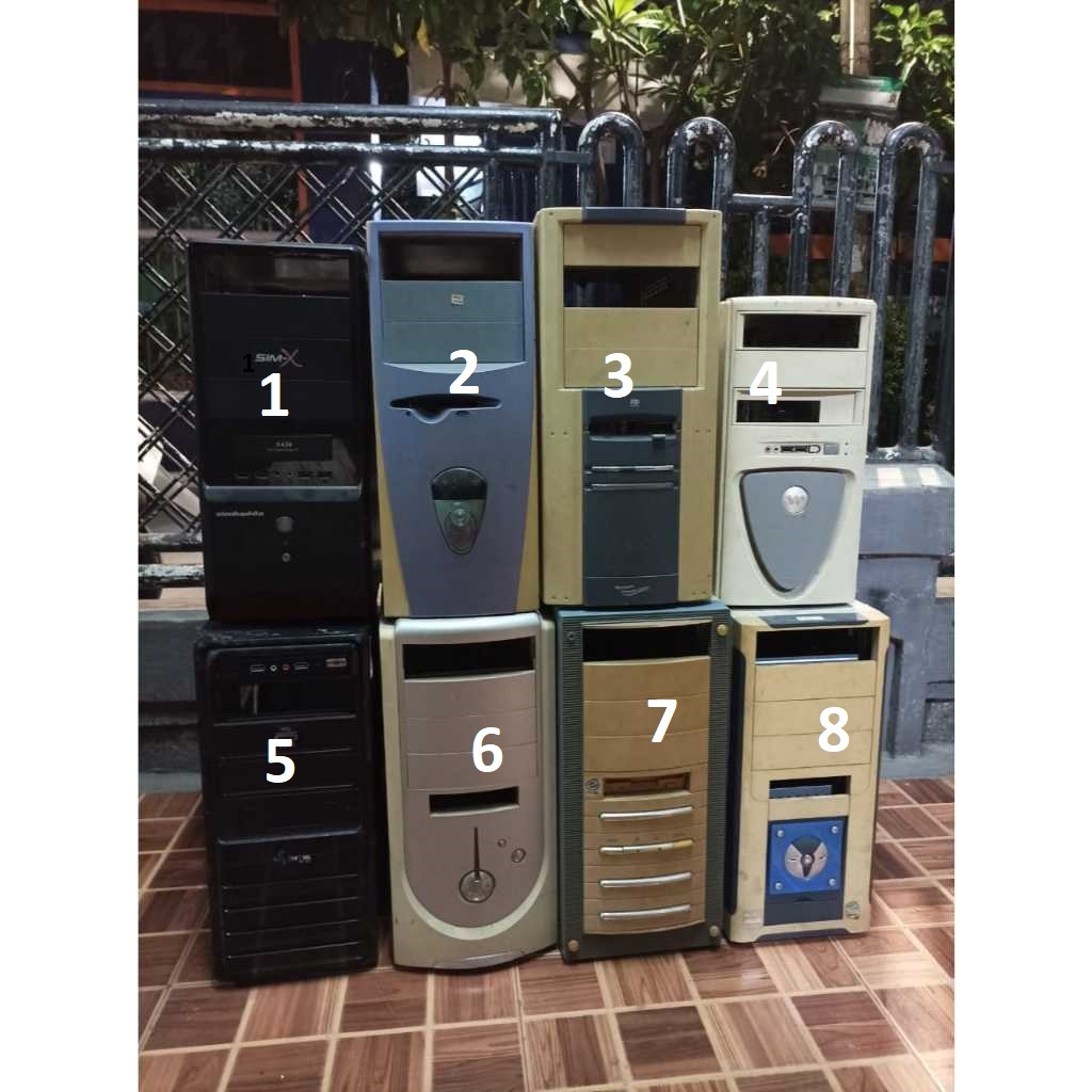 ATX Vintage White PC Case | Empty empty | Ready to Use | Shopee Philippines