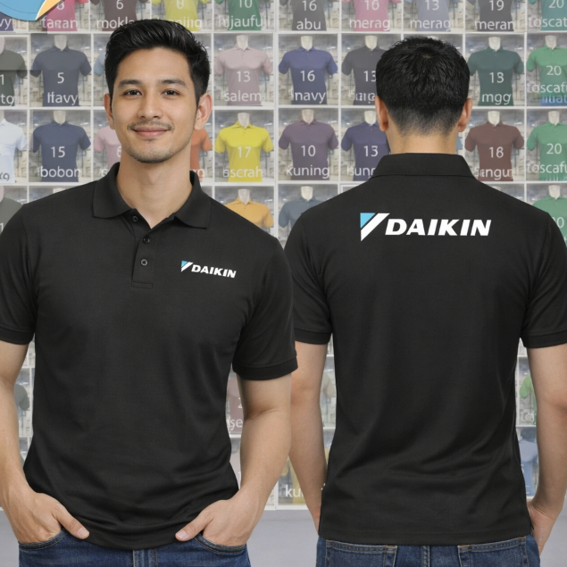 RCR T-shirt Daikin collarPOLO uniform service ac Technician DAIKIN Men ...