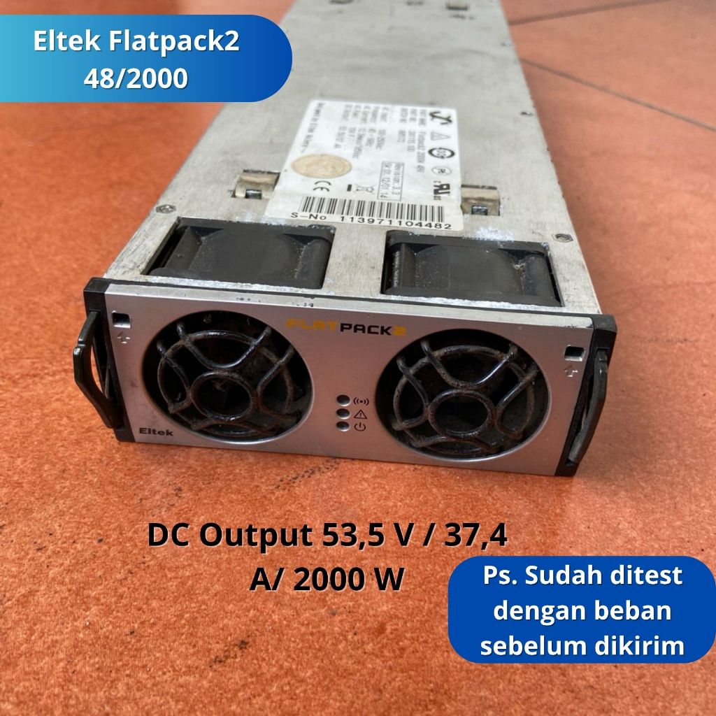 Power Supply PSU Adaptor Switching SMPS Eltek Flatpack2 48/2000 Dc ...