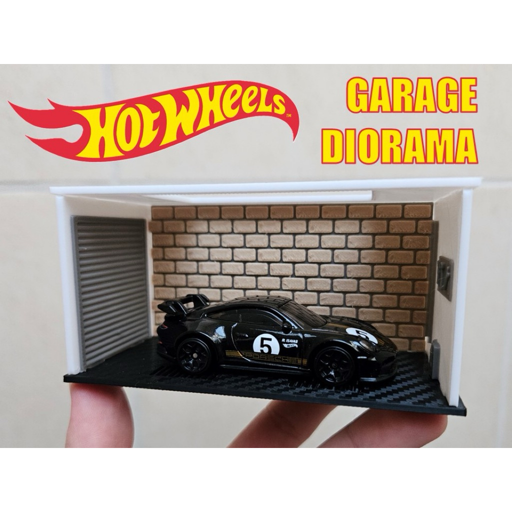Cool Realistic Mini Hot Wheels Garage Diorama | Shopee Philippines