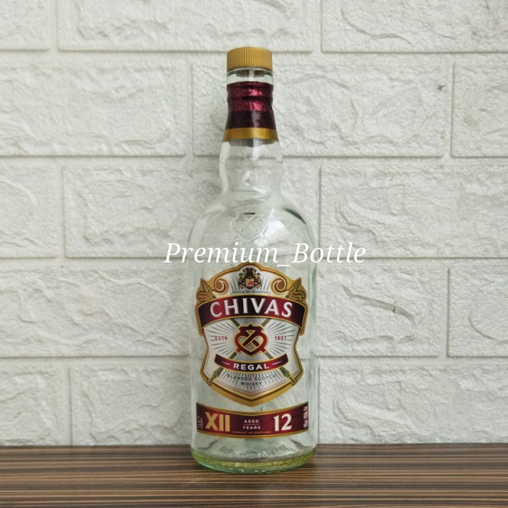 Chivas Regal 12 Years Old Japan Edition 1 Liter Empty Bottle | Shopee ...
