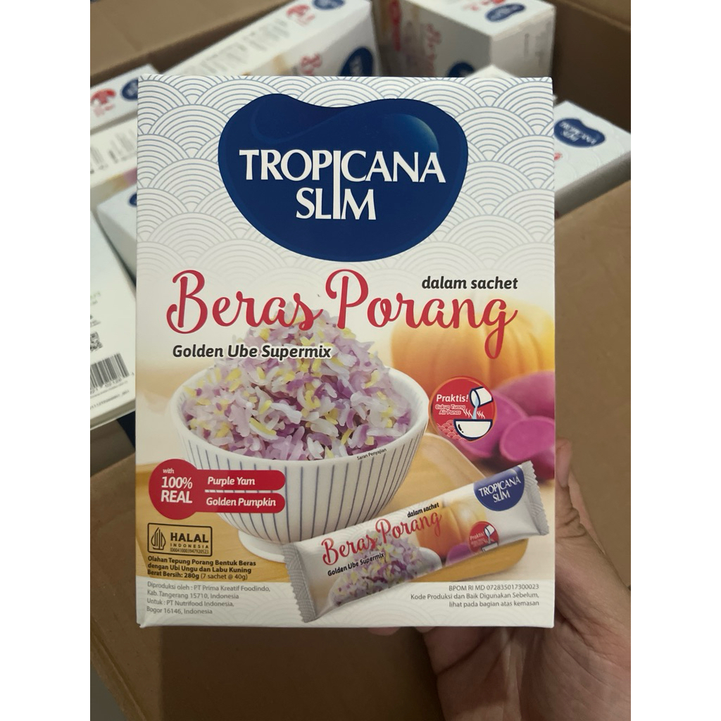 Tropicana Slim Instant porang Rice Golden Ube Supermix | Shopee Philippines