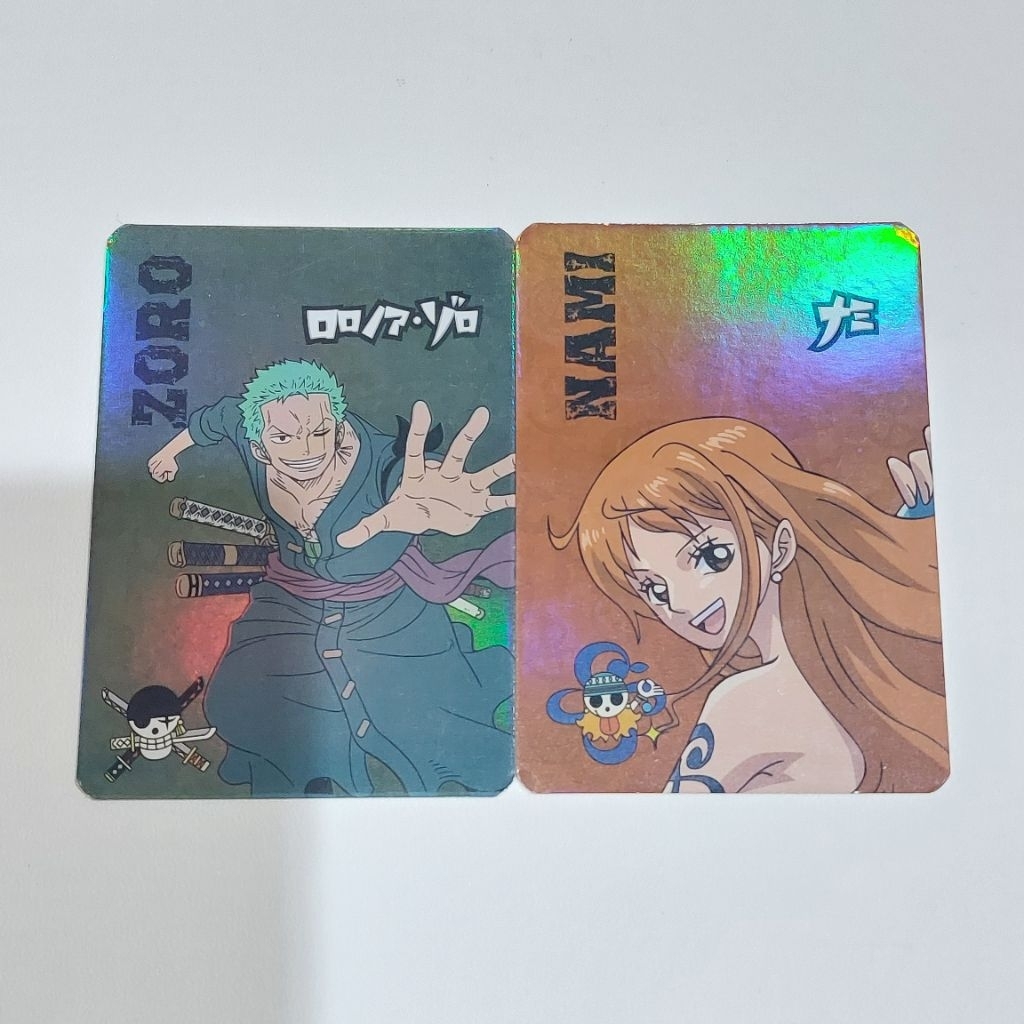 One piece chatime zoro nami card limited edition hologram card | Shopee ...