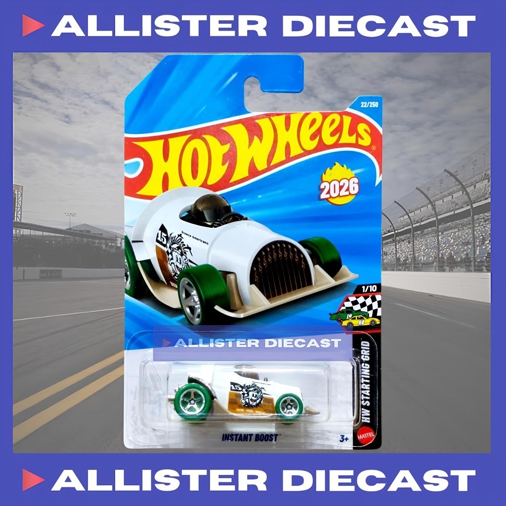 HW Hot Wheels Instant Boost White Hotwheels Instant Boost White ...