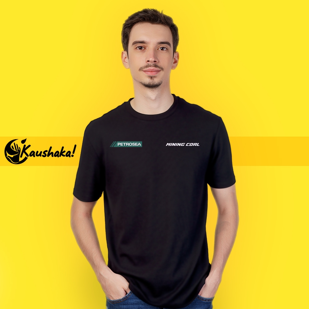 Petronas Mining Coal T-Shirt Custom Mining Company Cotton Combed 30s ...