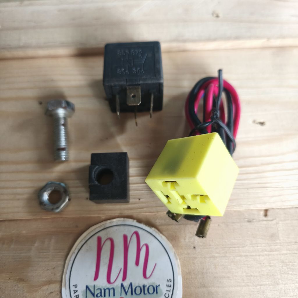 Relay relay set 4 legs 12v 30A universal motorbike car | Shopee Philippines