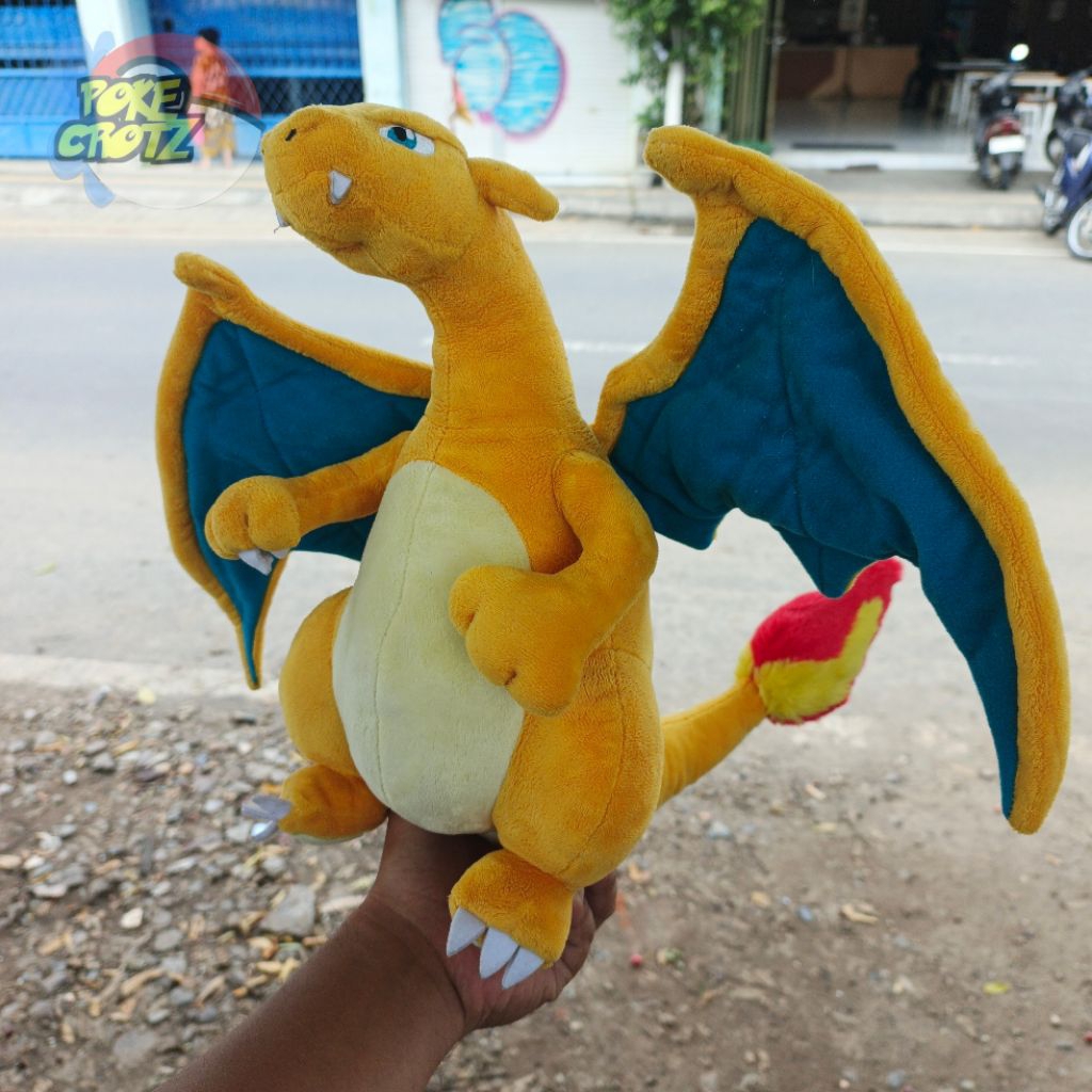 Pokemon Center 2019 Plush poseable 29cm charizard Doll | Shopee Philippines