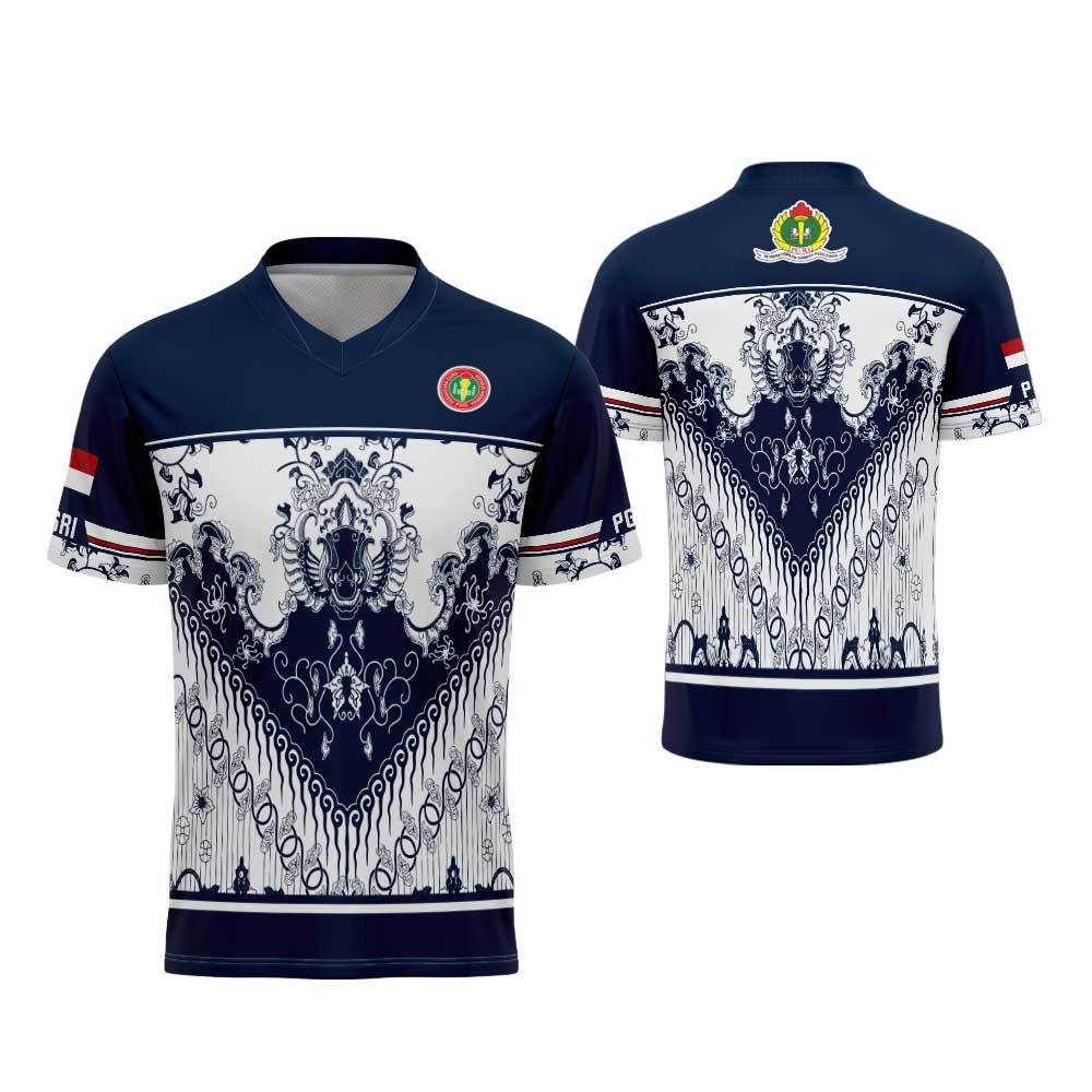 PGRI Jersey T-shirts, PGRI Batik Teacher Sportswear, Fullprint PGRI ...