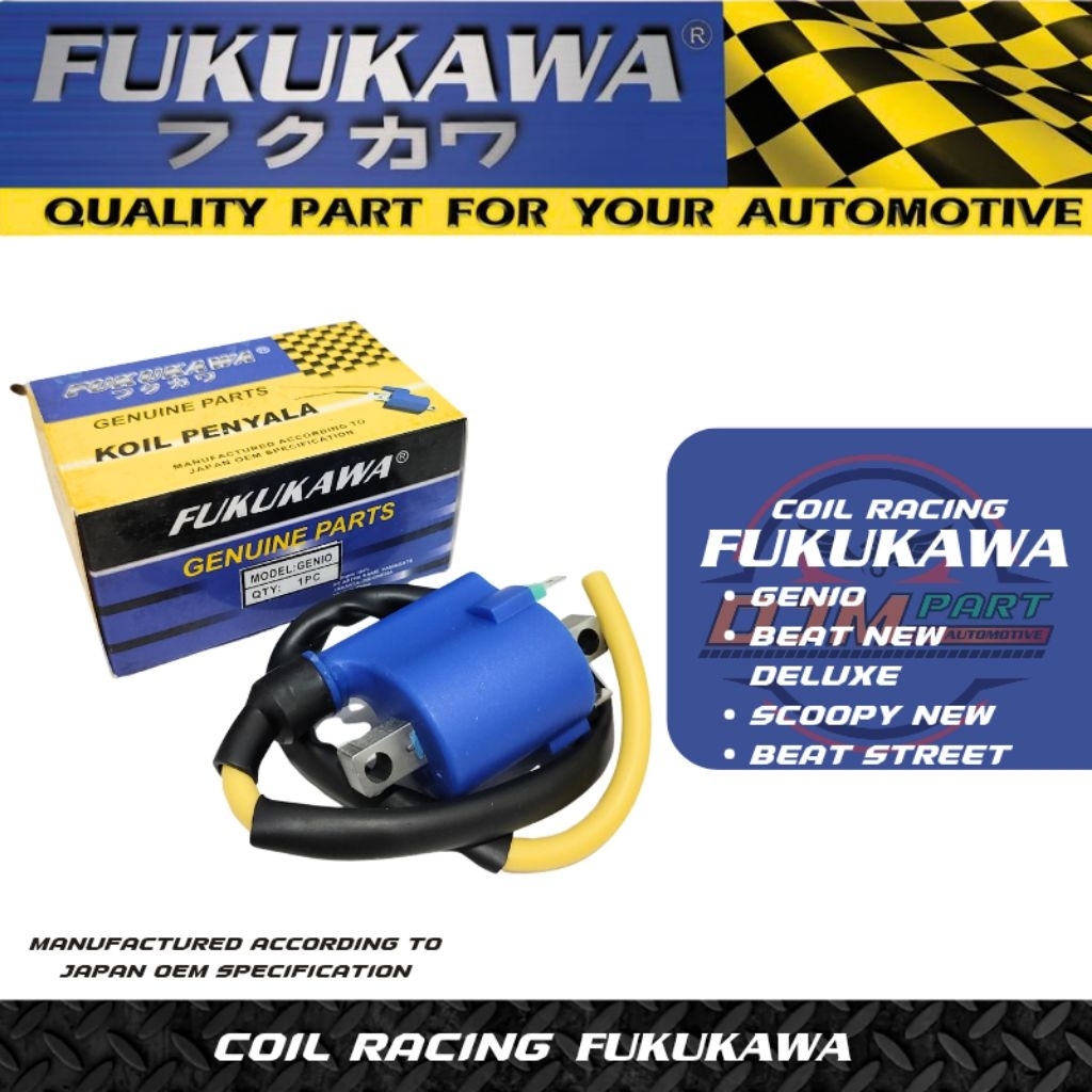 FUKUKAWA Standard Racing Coil Genio Ignition Coil BEAT deluxe ...