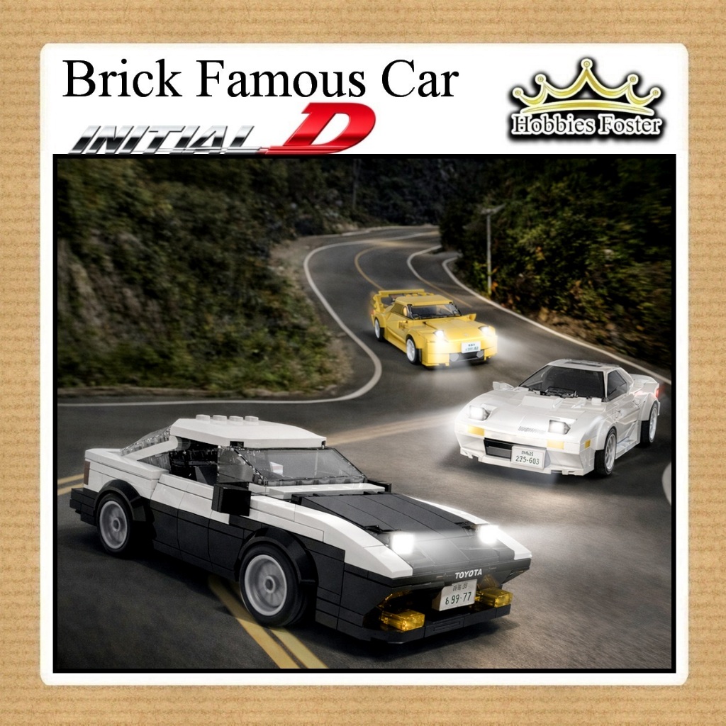 HBF Brick FAMOUS CAR - Initial D CaDa Drift Japan Series Wild Racing ...
