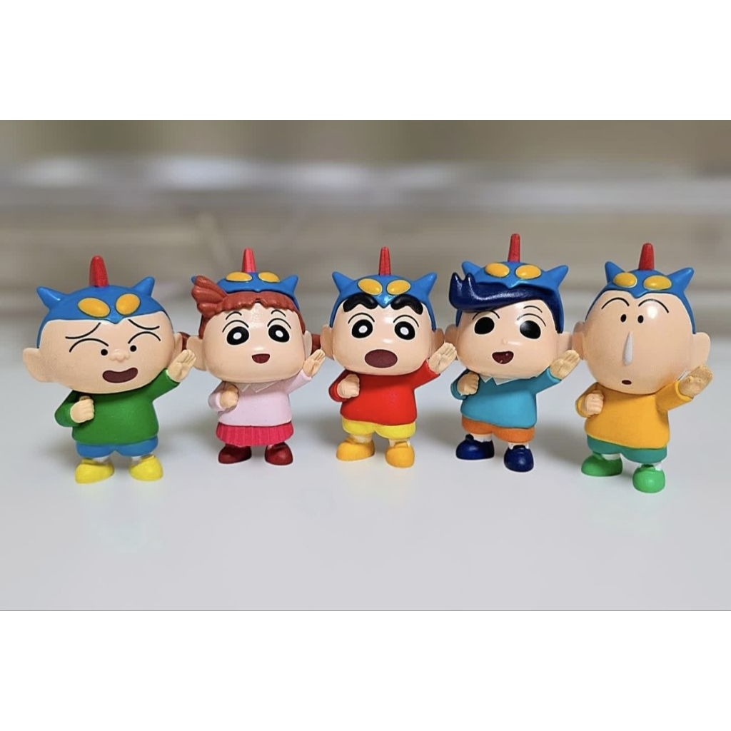 Crayon Sinchan Action Figure masked hero New Gachapon set 5 items ...