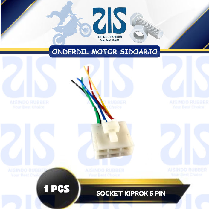 Regulator rectifier socket 5 cable cop socket kiprok 5 pin megapro ...
