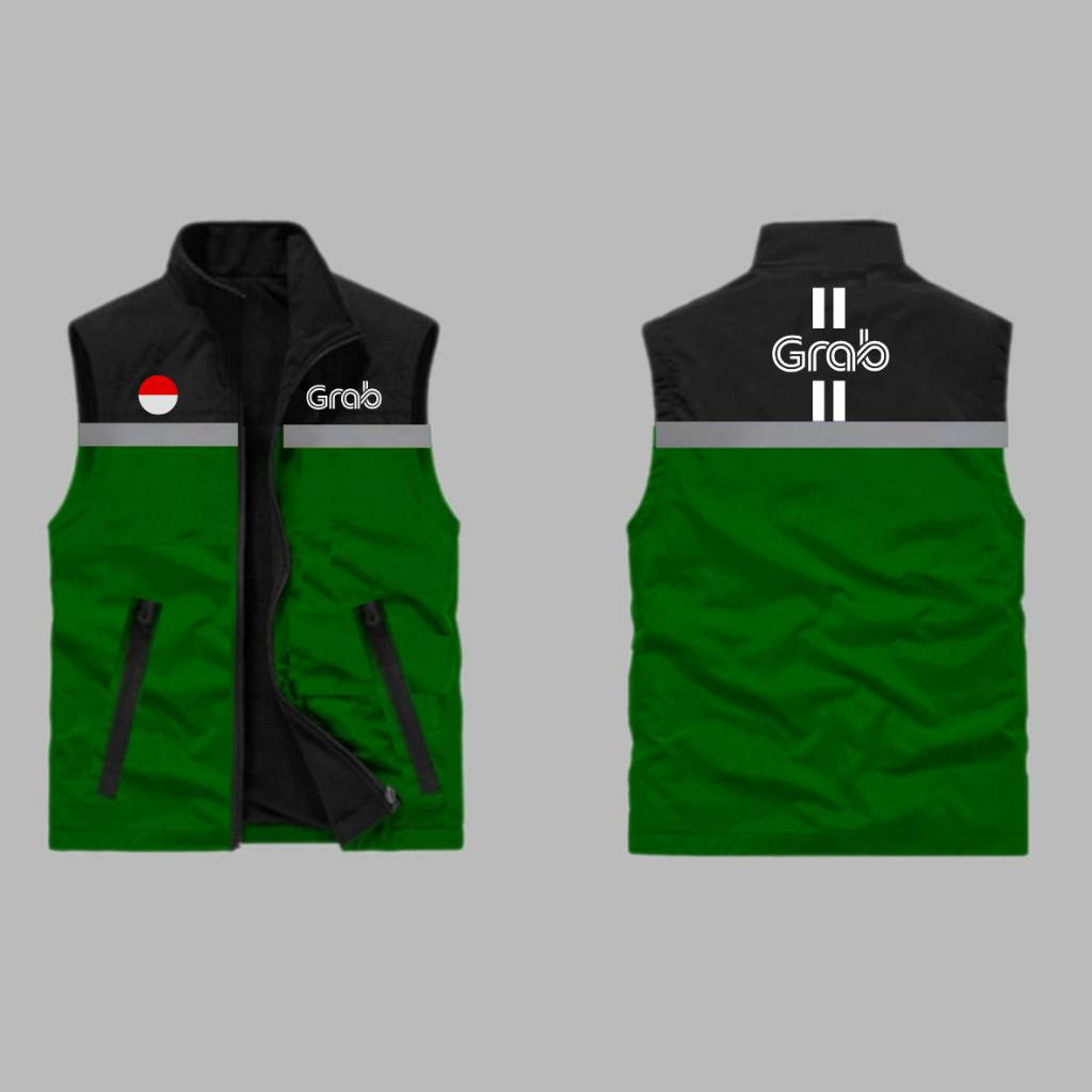 Ojol VEST | Grab Vest | Original Grab Jacket | Grab Ojol Driver Vest ...