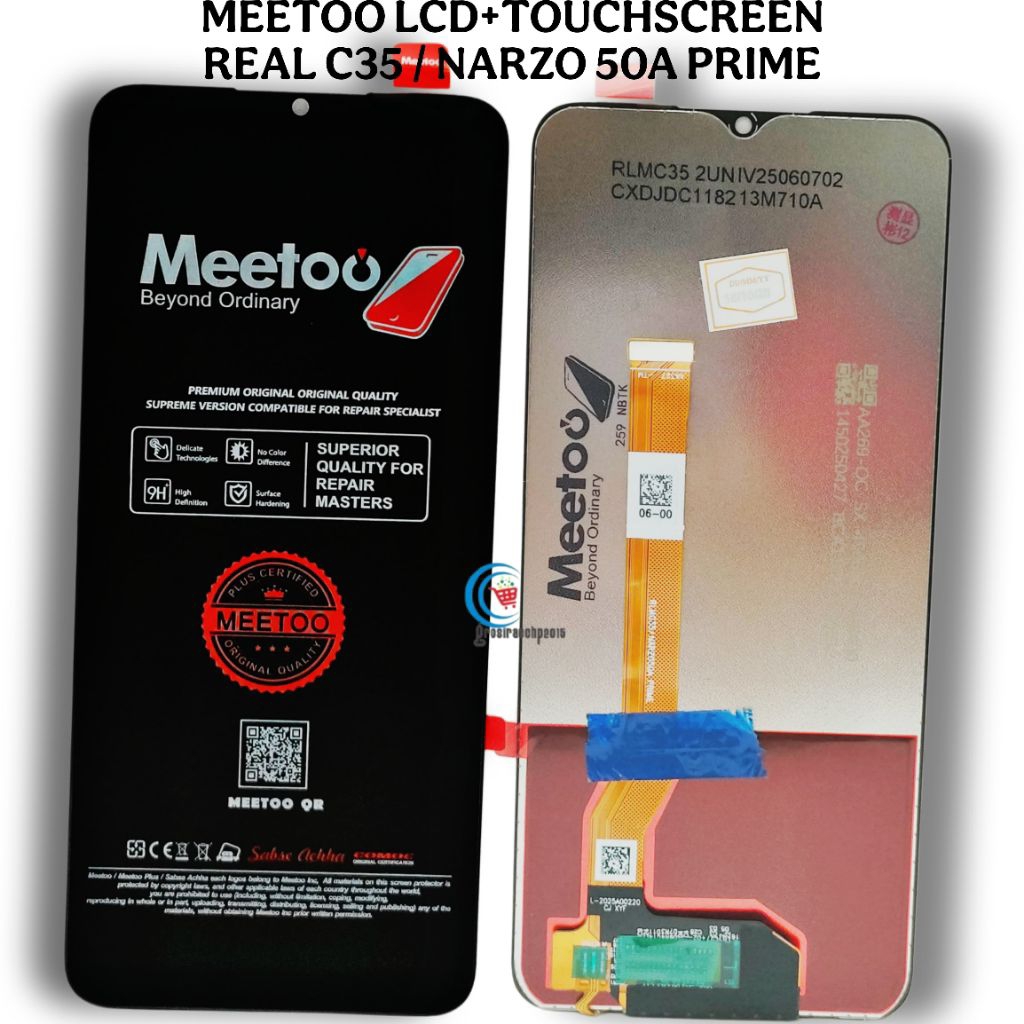 LCD + TOUCHSCREEN COMPATIBLE FOR REALME C35 / NARZO 50A Prime | Shopee ...