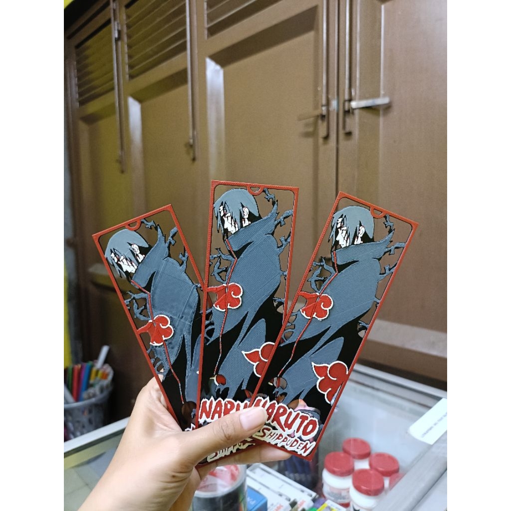 Itachi 3D Custom Printing Bookmarks Naruto Character Bookmarks Action ...