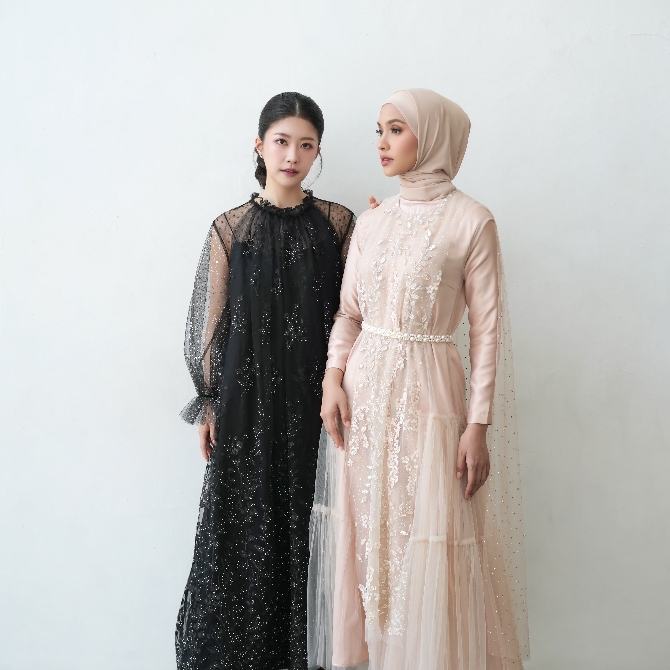 Aura Label - Daisy Dress In Soft Peach | Shopee Philippines