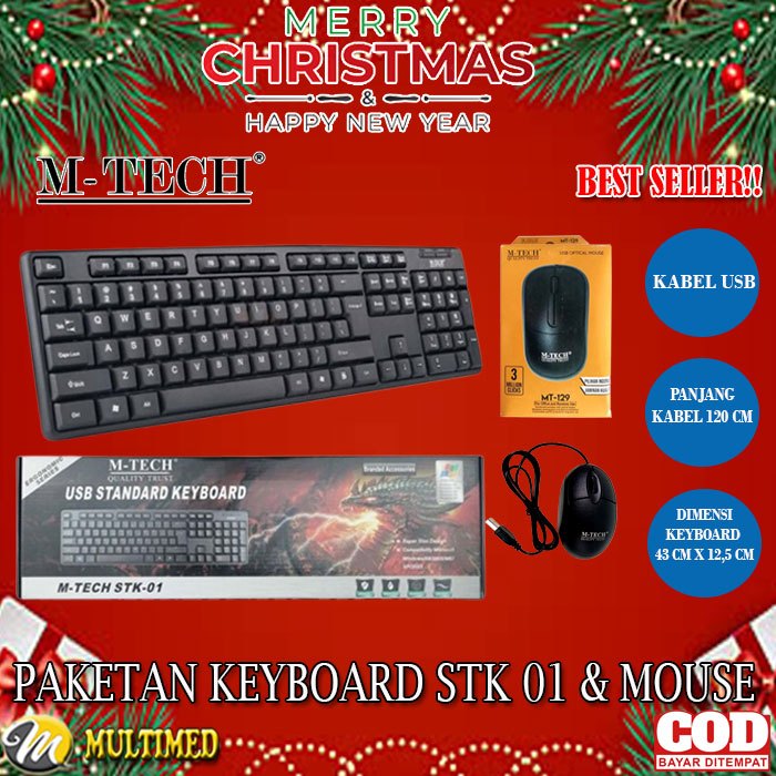 Original M-Tech USB Wired Keyboard Mouse Package | Shopee Philippines
